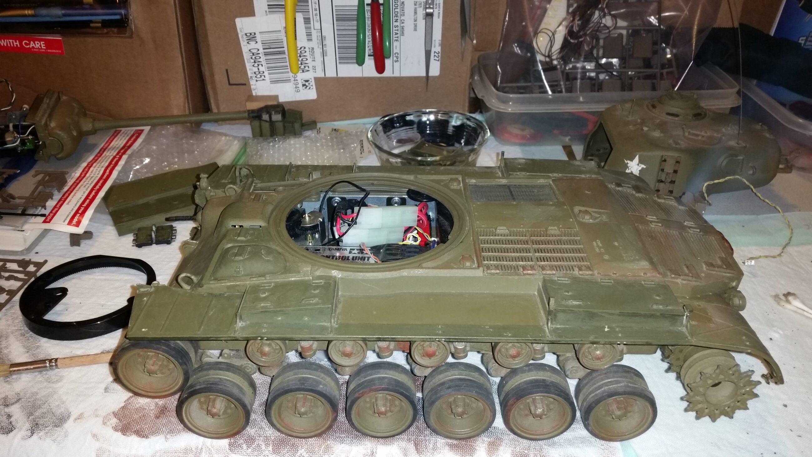 My 1/16th Scale RC Tanks. Rebuilding, repainting, and getting back into ...