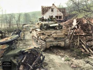 The Sherman M4A1 76W: This first 76 Sherman into Combat in US Hands ...