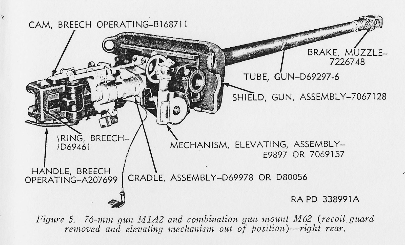 M1A1, M1A1C, M1A2 Gun Page | The Sherman Tank Site