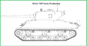 The Sherman M4A1 76W: This first 76 Sherman into Combat in US Hands ...