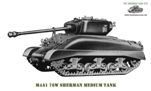 The Sherman M4A1 76W: This first 76 Sherman into Combat in US Hands ...